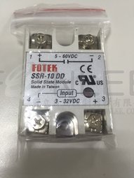FOTEK SSR-10DD SSR DC3-32V/DC5-60V-FOTEK SSR-10DD 固態x-RSFOSSR10DD-固態 RY