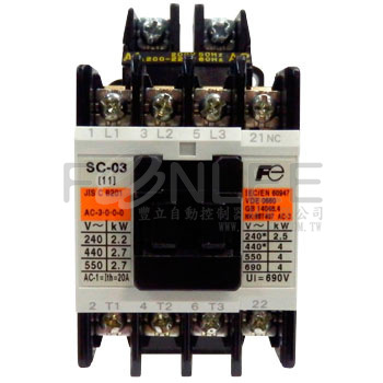 富士MC SC-03 1a -富士電磁接觸器 SC-03-M0FSSC031A24-接觸器