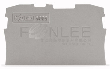 WAGO 2002-1291 端子台側片 25只/盒-WAGO 2002-1291 端子台側片 25片/盒-CPWA20021291-端子台/短路片