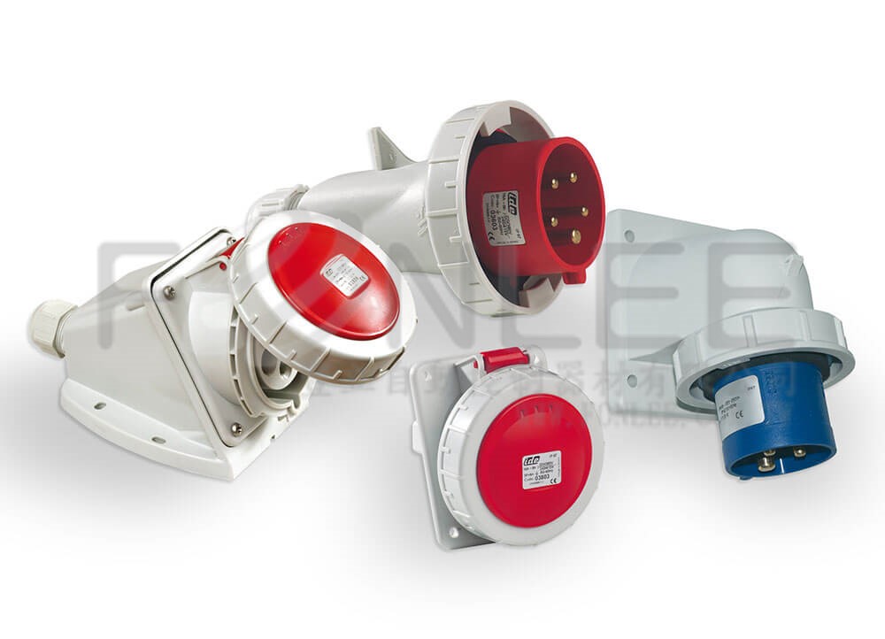 IDE ID-3652 插頭 3P+E/400V/63A IP67-IDE連接器 3P+E 64A 3-WJID3652-引掛式插頭/中間插頭