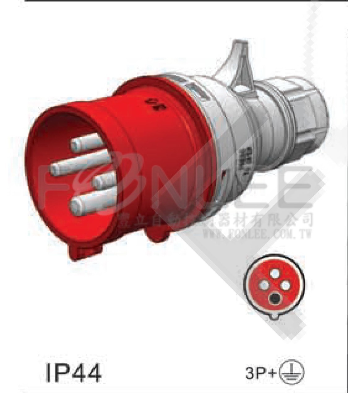 HAZEMEYER C025-6H 3P+E+N 32A/440插頭-HAZEMEYE C025-6H 3P+E+N 32A/440V插頭 ...