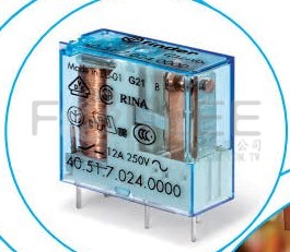 Finder PCB/RY 40.61.7.024.0001 DC24V-1CO 16A 5.0mm PIN PITCH ...