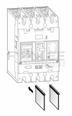 三菱 鋁軌安裝片(NF63CV.SV) DIN-05SV-三菱 DIN-05SV 鋁軌安裝片(NF63CV.SV)-NYSL1DIN05SV-NY