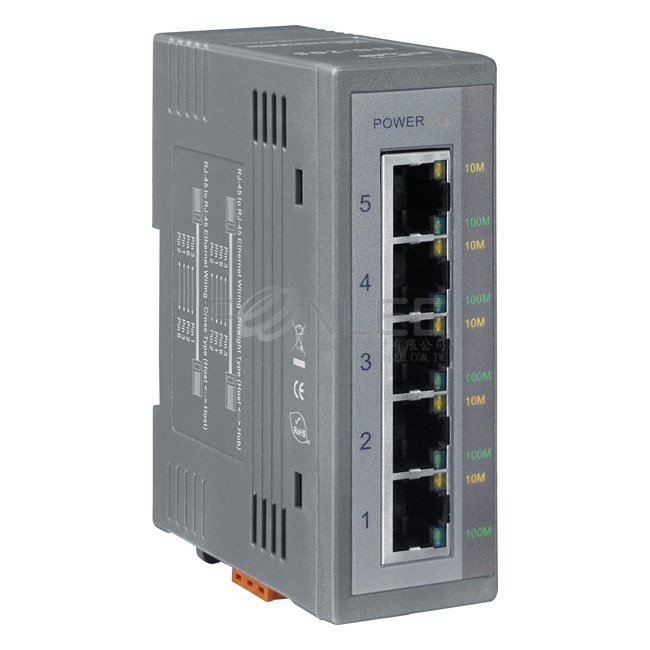 ICP NS-208A CR 10/100Mbp TcpIP/8P/SW-ICP NS-208A CR 10/100Mbp以太網交換機-RIICNS208ACR-訊號轉換器