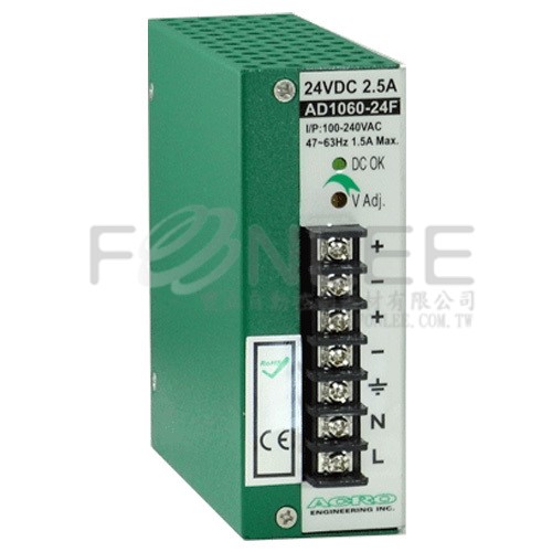 ACRO AD1060-24F 60W 2.5A 電源供應器-AC I/P:100-240V full fange 60W，output ...