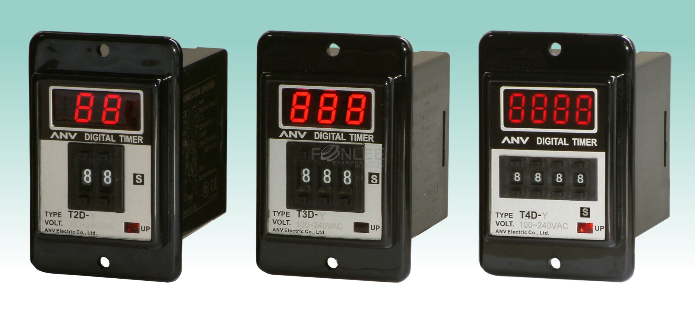 ANV T2D-Y 限時不附座 220V S/M/H-ANV限時電驛不附座T2D-Y 220V S/M/H-T3AVT2DY-ON TIMER