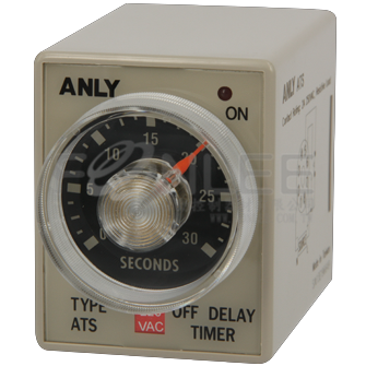 ANLY ATS-60S OFF延遲繼電器220V 無座-ANLY ATS-60S OFF限時 無座-TFANATS60S-OFF TIMER