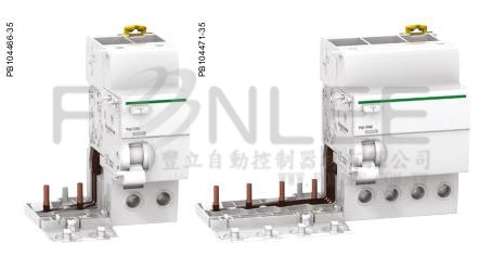 Vigi iC60 - earth leakage add-on block - 3P - 40A - 300mA - AC type